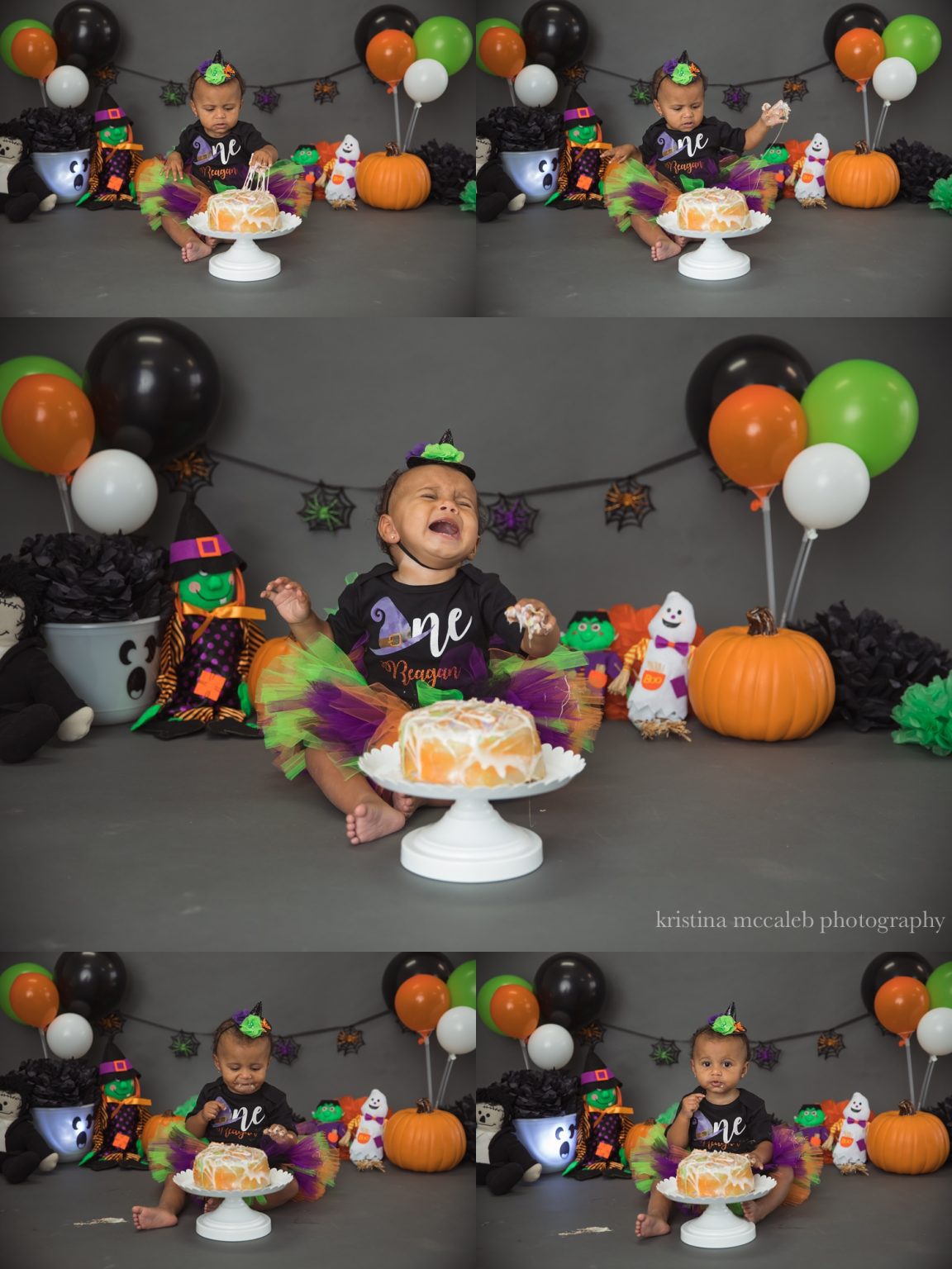Kristina McCaleb Photography | Happy Halloween - Cake Smash